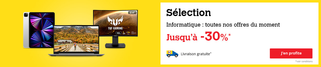 Bons plans sur une sélection de produits en informatique - Darty