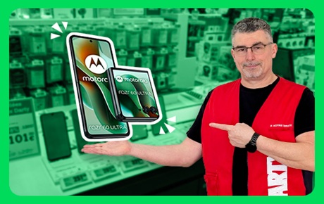 Smartphone Doro hybride avec clapet et clavier pour seniors Aurora A20 ...